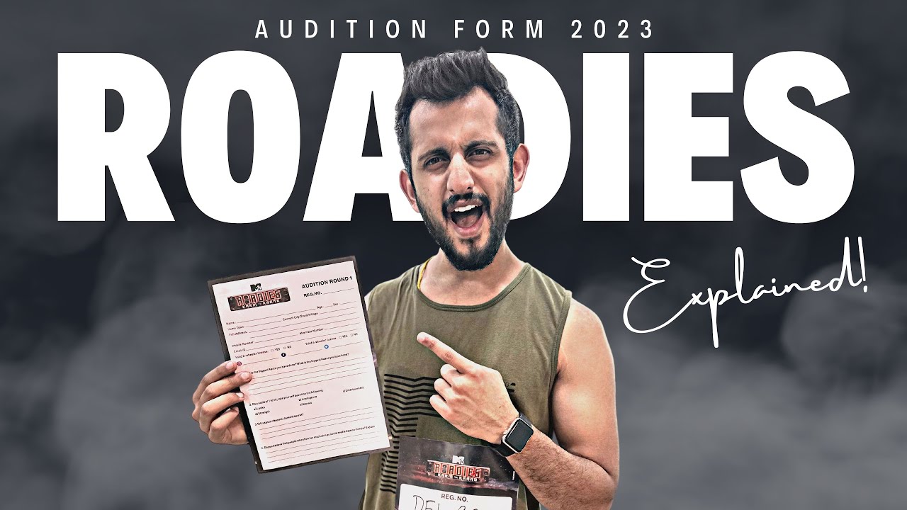 Roadies Audition Form 2023 - YouTube