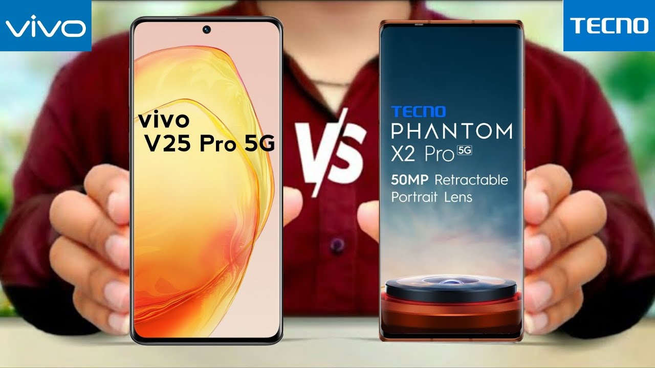 Vivo v25 Pro 5G vs Tecno Phantom X2 Pro 5G - YouTube