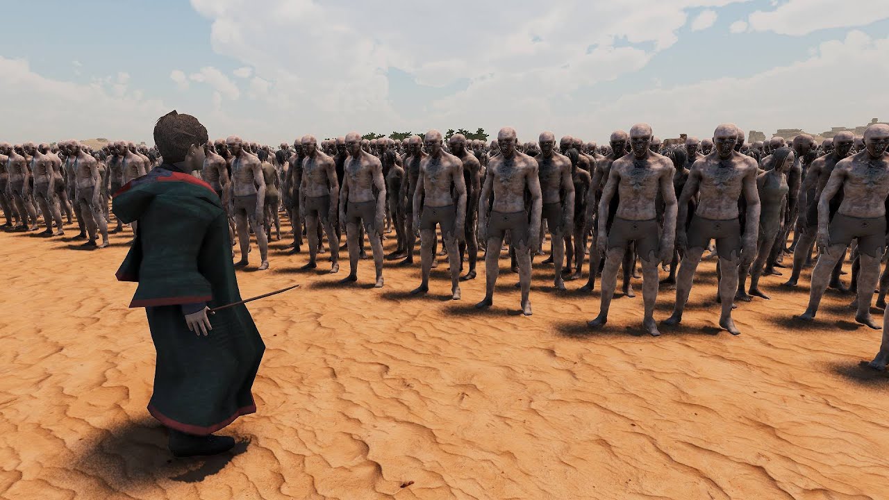 1000 HARRY POTTER vs 100,000 ZOMBIES - Ultimate Epic Battle Simulator 2 ...