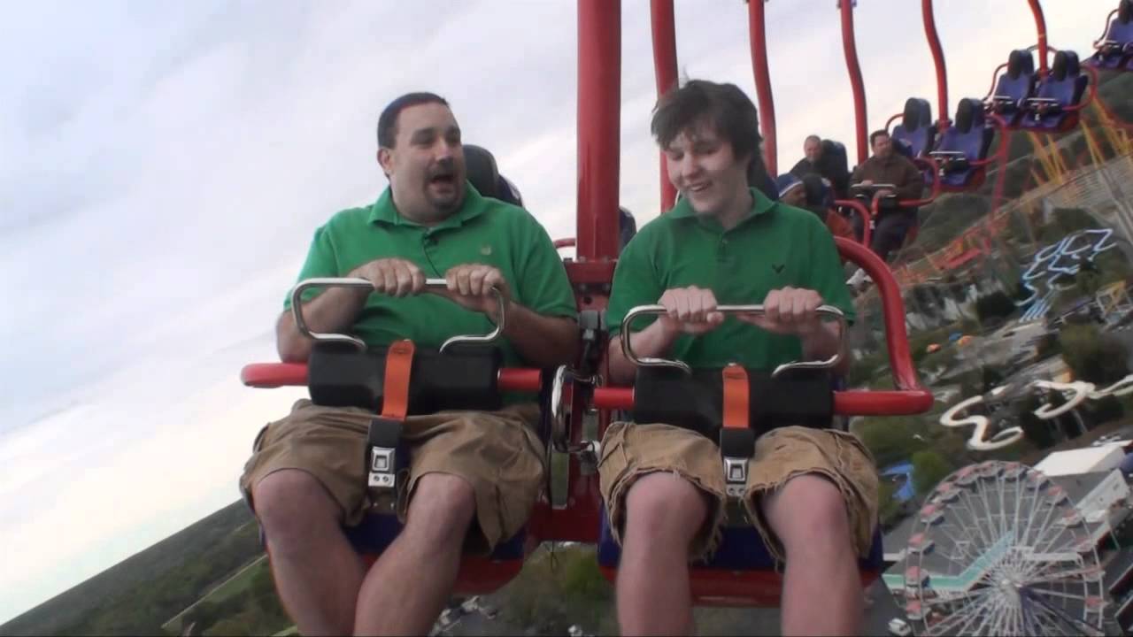 Clint Novak Rides Windseeker at Kings Dominion - YouTube