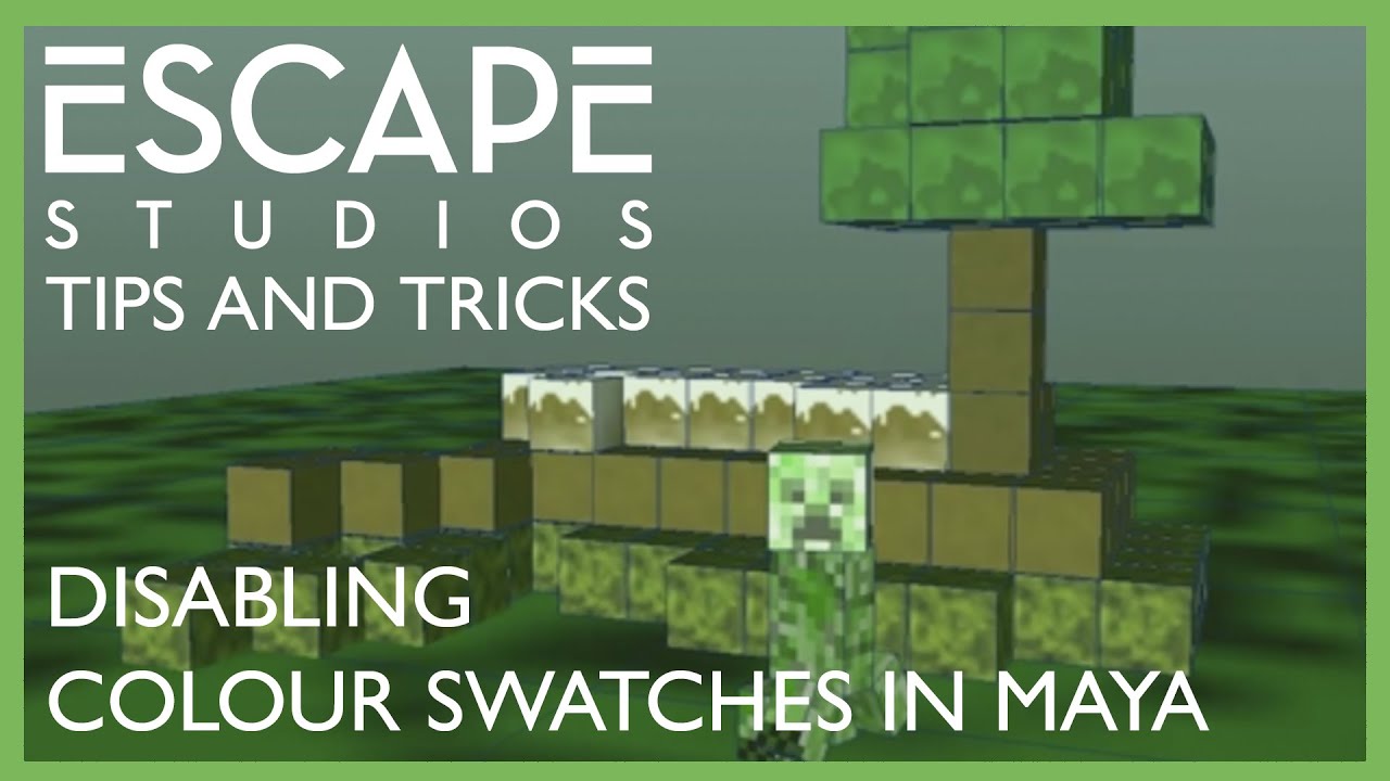 Tips and Tricks - Disabling Colour Swatches in Maya - YouTube