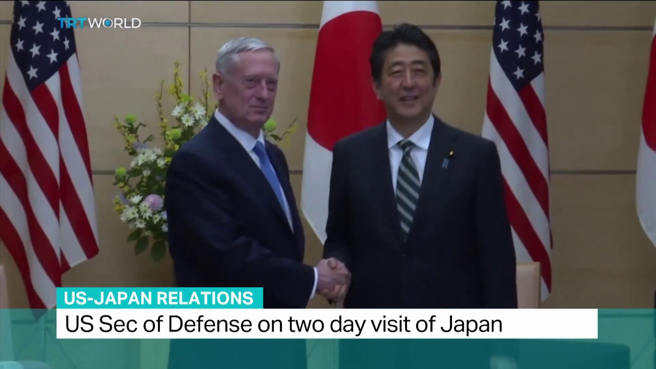 US-Japan Relations: US Sec of Defense on two day visit of Japan - YouTube