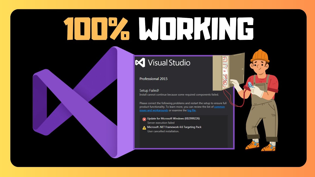 INSTALLATION ISSUES with Visual Studio? Let’s Fix It! - YouTube