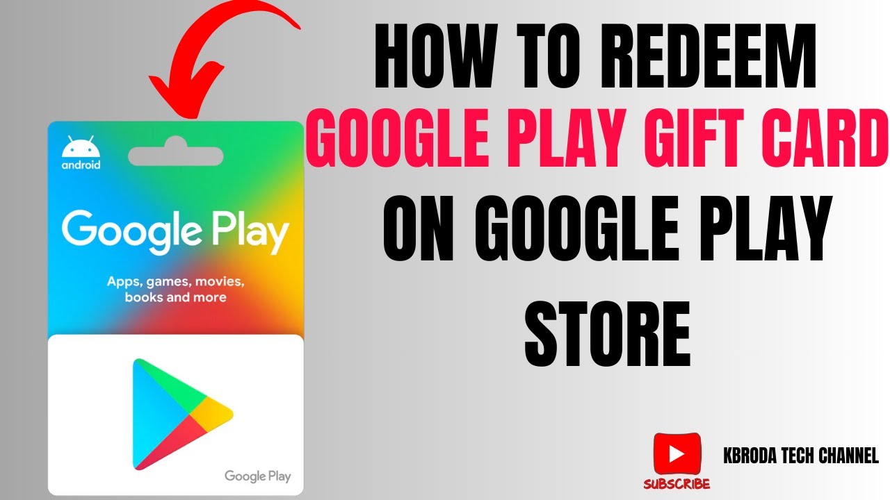 How To Redeem Google Play Gift Cards On Google Play Store 2025 - YouTube