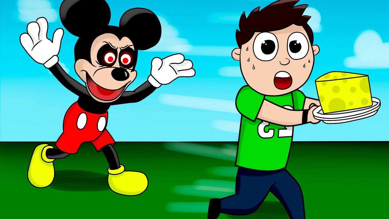 NO le ROBES la COMIDA a la RATA MICKEY MOUSE.EXE en Roblox !! (Hungry ...