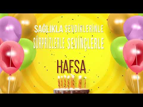 HAFSA - İyi ki Varsın İyi ki Doğdun Hafsa