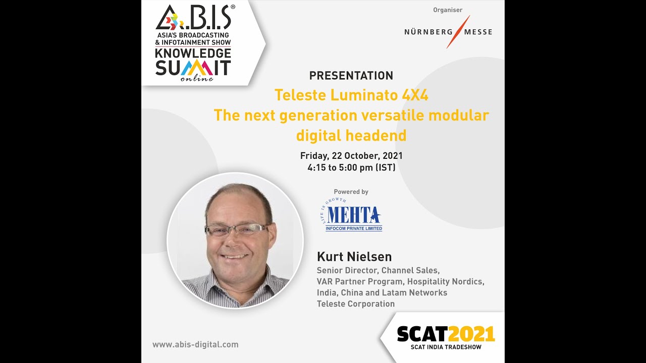 Teleste Luminato 4x4 by Kurt Nielsen, Teleste Corporation - YouTube
