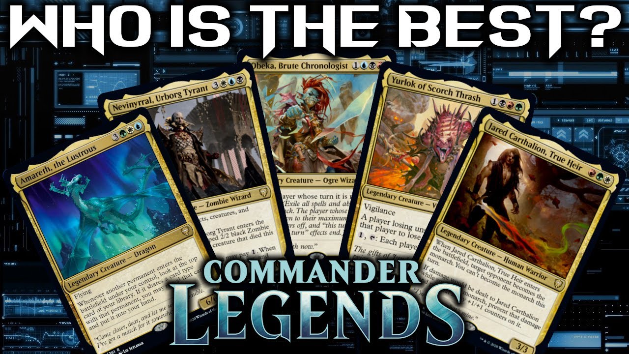 Ranking Every Commander Legends Solo Commander | Which Solo Legends are ...