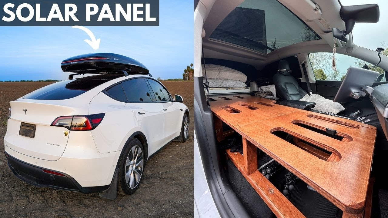 Living in a Tesla with the ENROAD Nomadix Pro Roof Box (Full Review ...