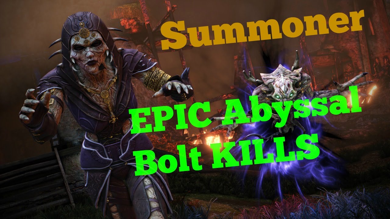 Nosgoth Summoner Gameplay Abyssal Bolt KILLS - YouTube
