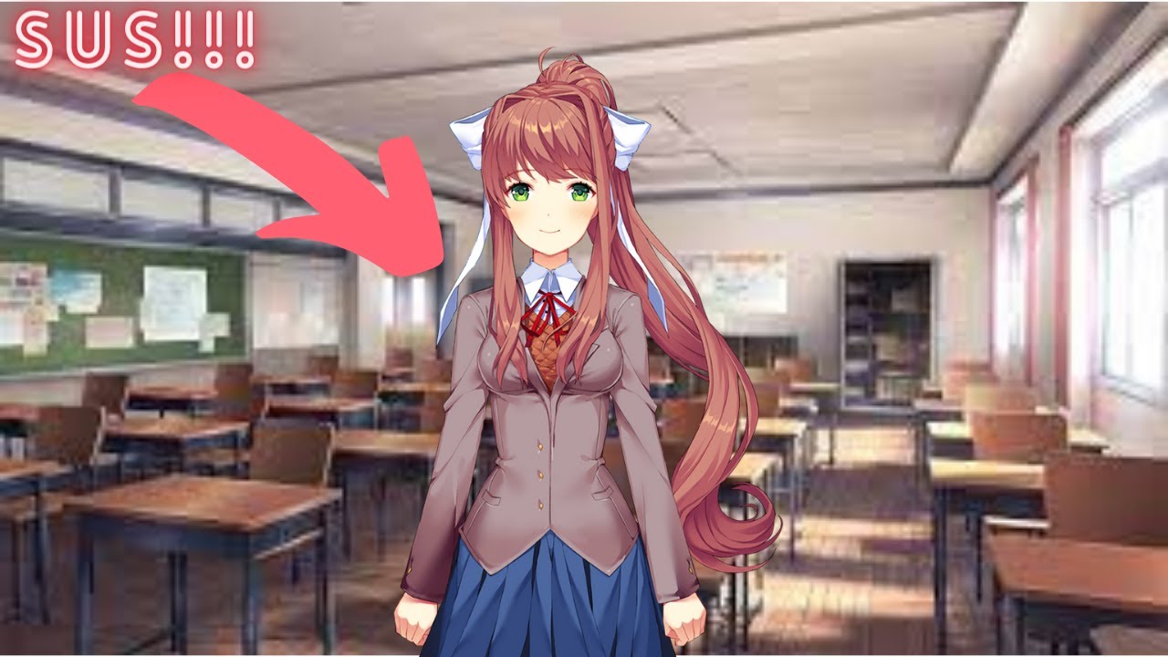 Monika kinda SUS!!! (Doki Doki Literature Club) - YouTube