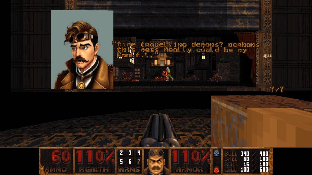 Doom 2 - Zeppelin Armada (Map 3: Compass Canopy) UV-Max Blind (Map ...