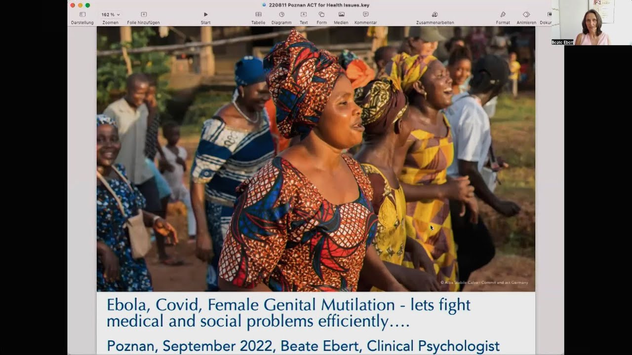 Beate Ebert - Ebola, Covid, female genital mutilation - lets fight ...