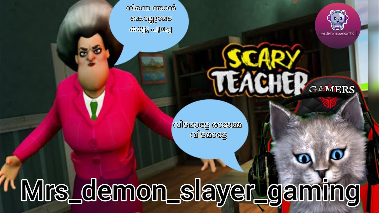 Scary Teacher 3D comedy gameplay Mrs demon slayer gaming #androidgames ...