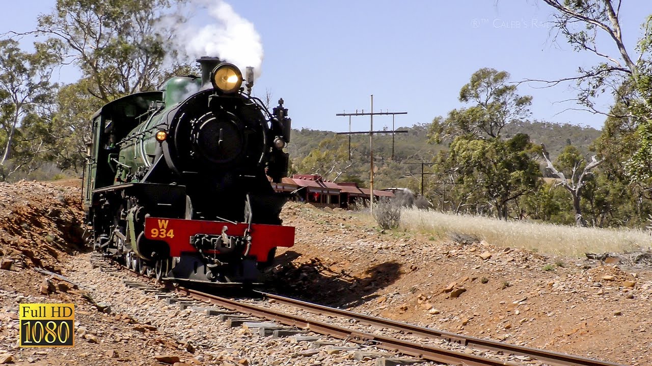 Pichi Richi Railway W 934 with SAR 400 Class Garratt Whistle Fitted ...