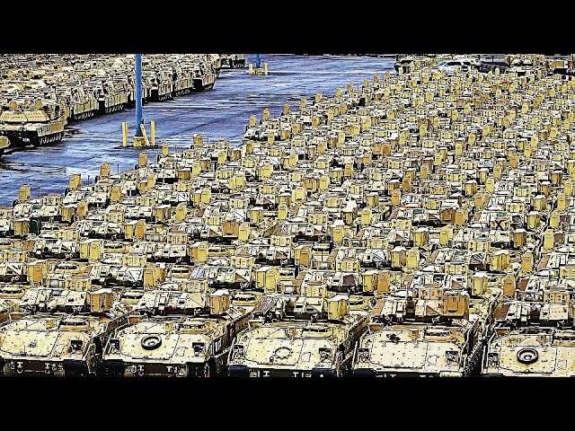 Tanks Parked In A Row