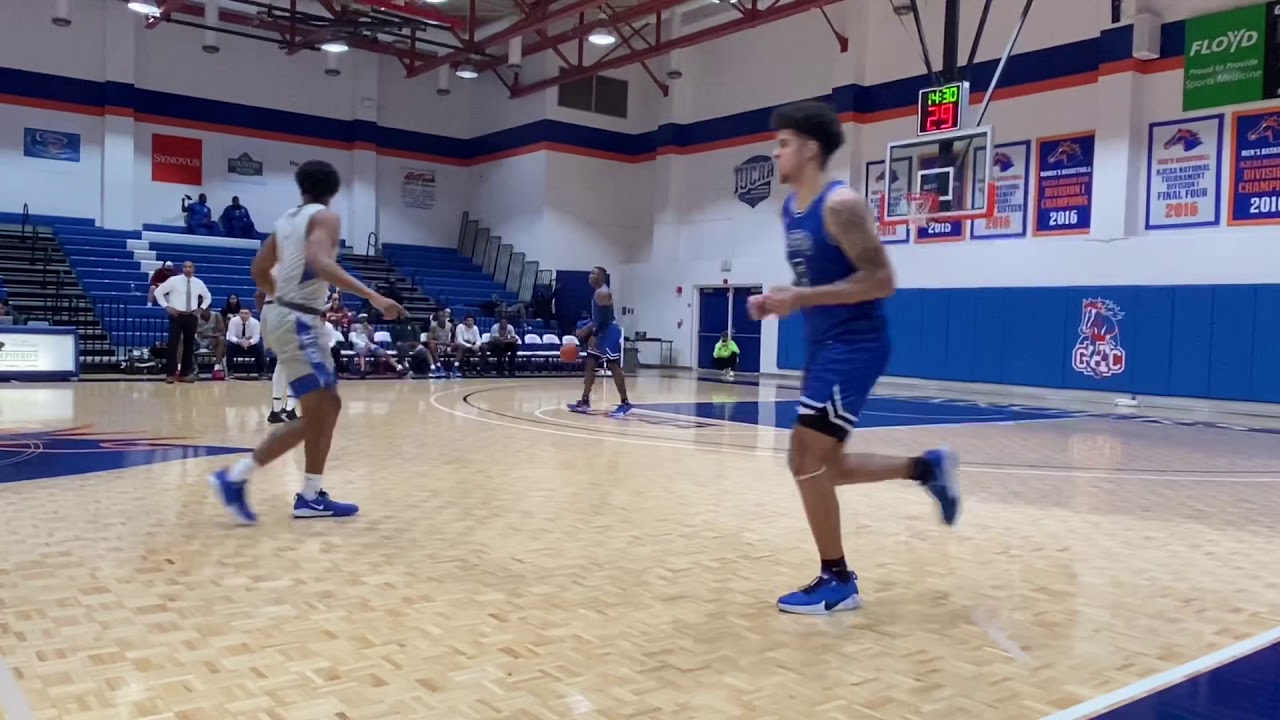 SGSC Hawks Basketball vs Georgia Highlands 2-15-20 2nd half Antonio ...