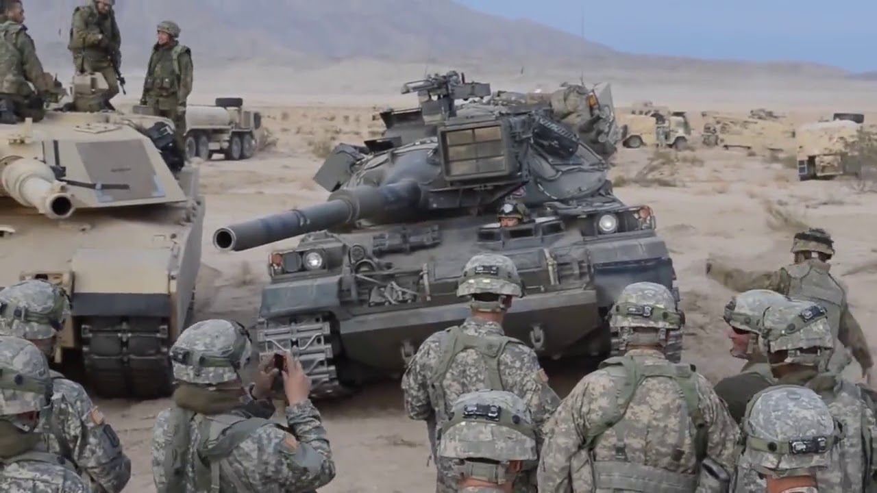 Type74 & M1A2 Abrams - YouTube