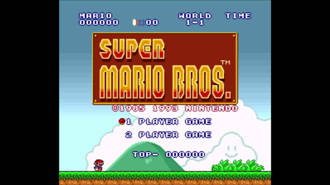Super Mario All-Stars + Super Mario World Intro (SNES Introduction ...