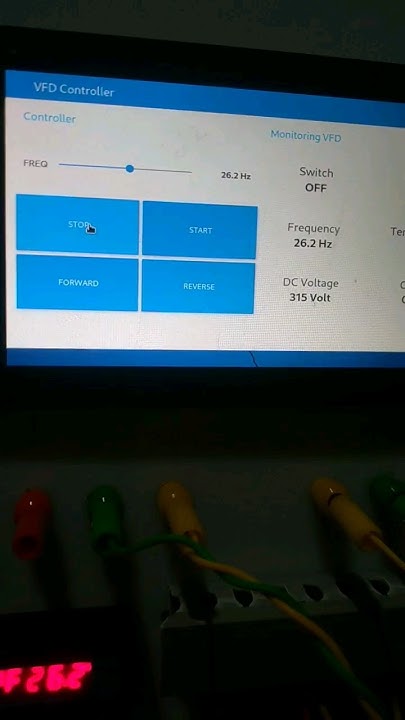 HMI for Controlling and Monitoring VFD using Modbus RTU (RS-485) - YouTube