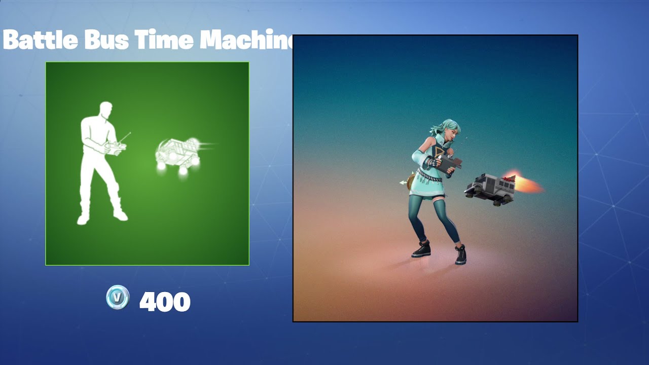 Battle Bus Time Machine | Fortnite Emote - YouTube
