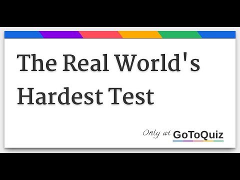 I TOOK THE WORLDS HARDEST TEST AND PASSED?! - YouTube