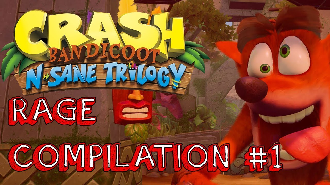 Crash Bandicoot | Rage Compilation #1 - YouTube