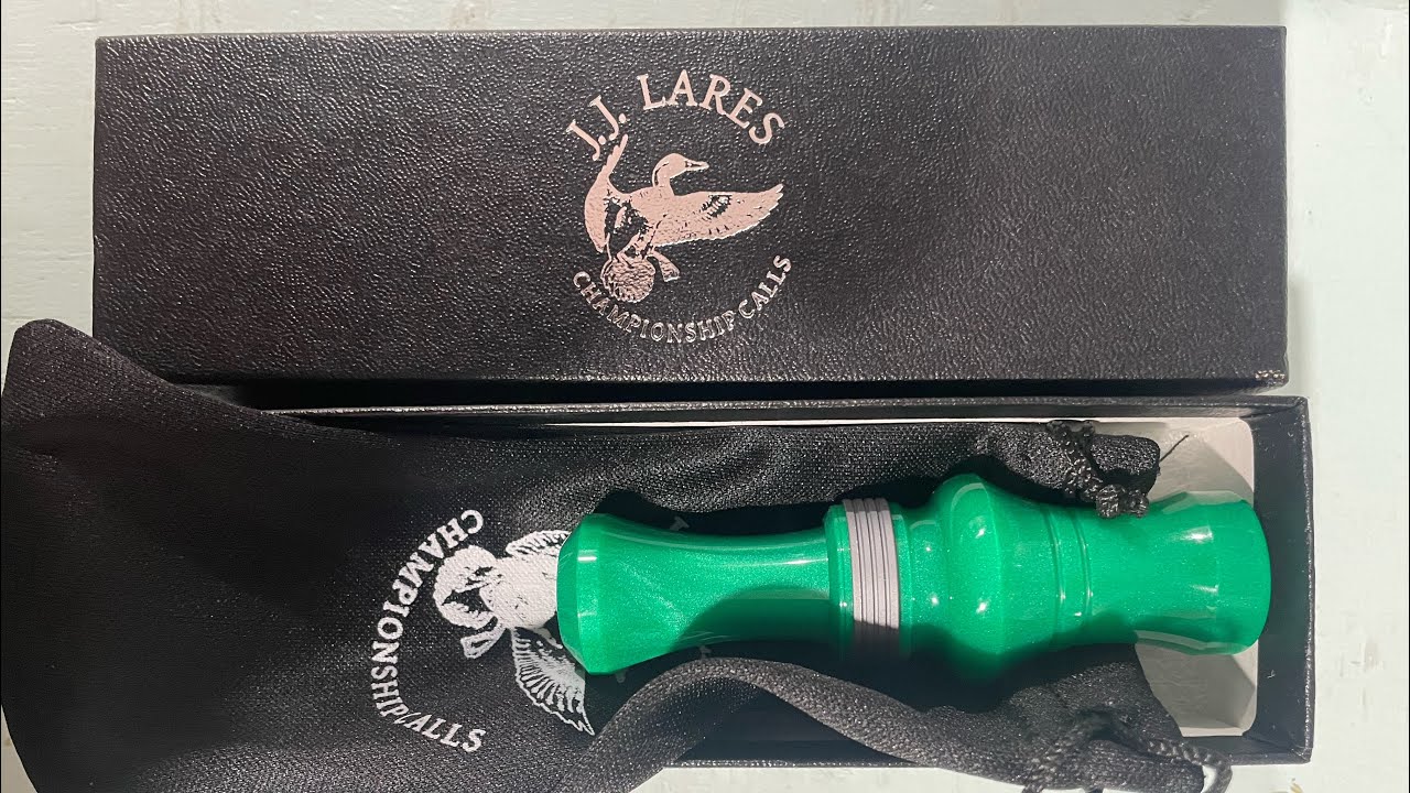 Duck Call Review : JJ Lares T1 Regular Bore in the Woods - YouTube