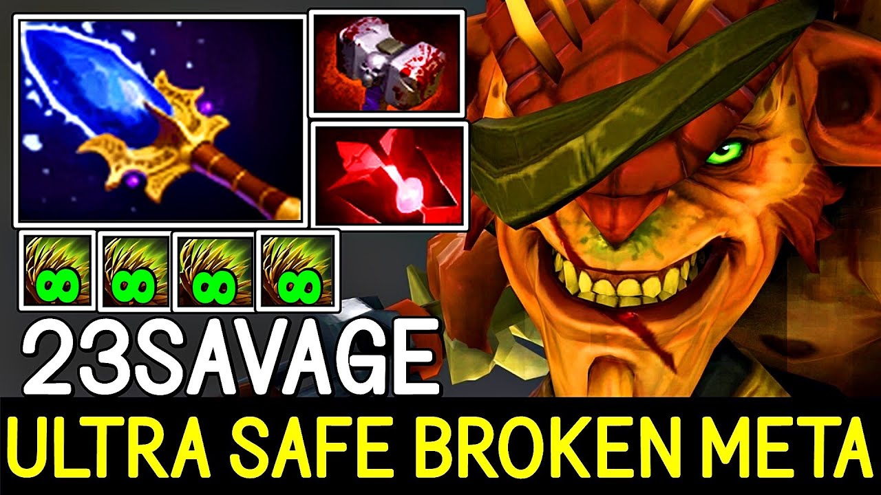 23SAVAGE [Bristleback] OUTPLAYED ULTRA SAFE Broken Meta Max Gpm Build ...