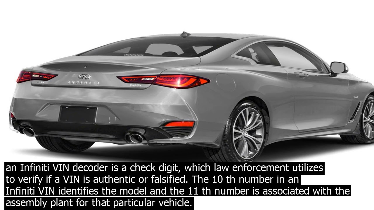 Infiniti vin decoder window sticker vin nidlommlc ems.. state emissions ...