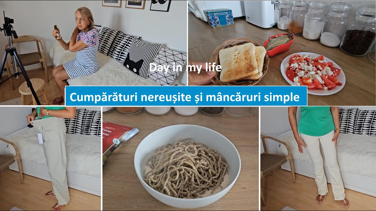Day in my life/ Cumparaturi nereusite si mancaruri simple - YouTube