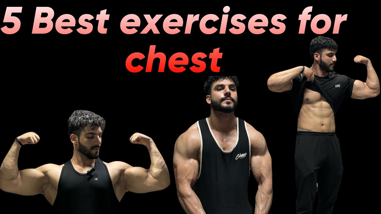 5 Best Exercises For Chest | Grow your chest | Chest workout - YouTube