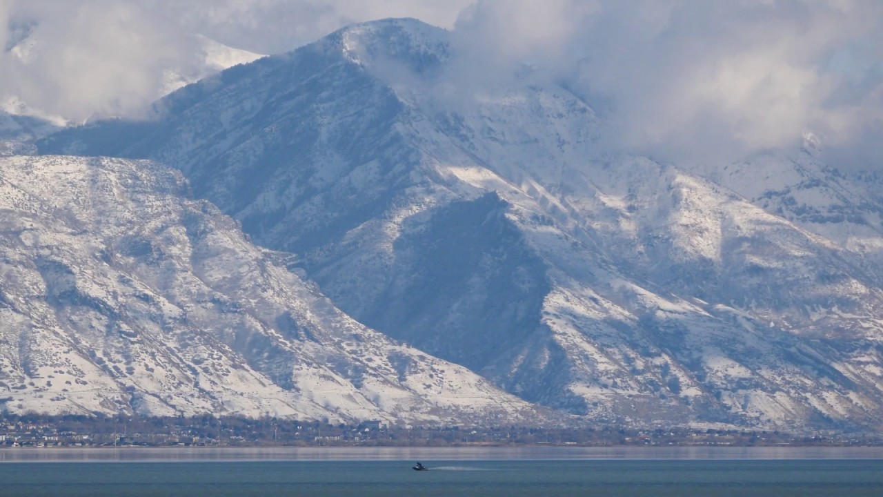 Utah Mountains in snow - YouTube