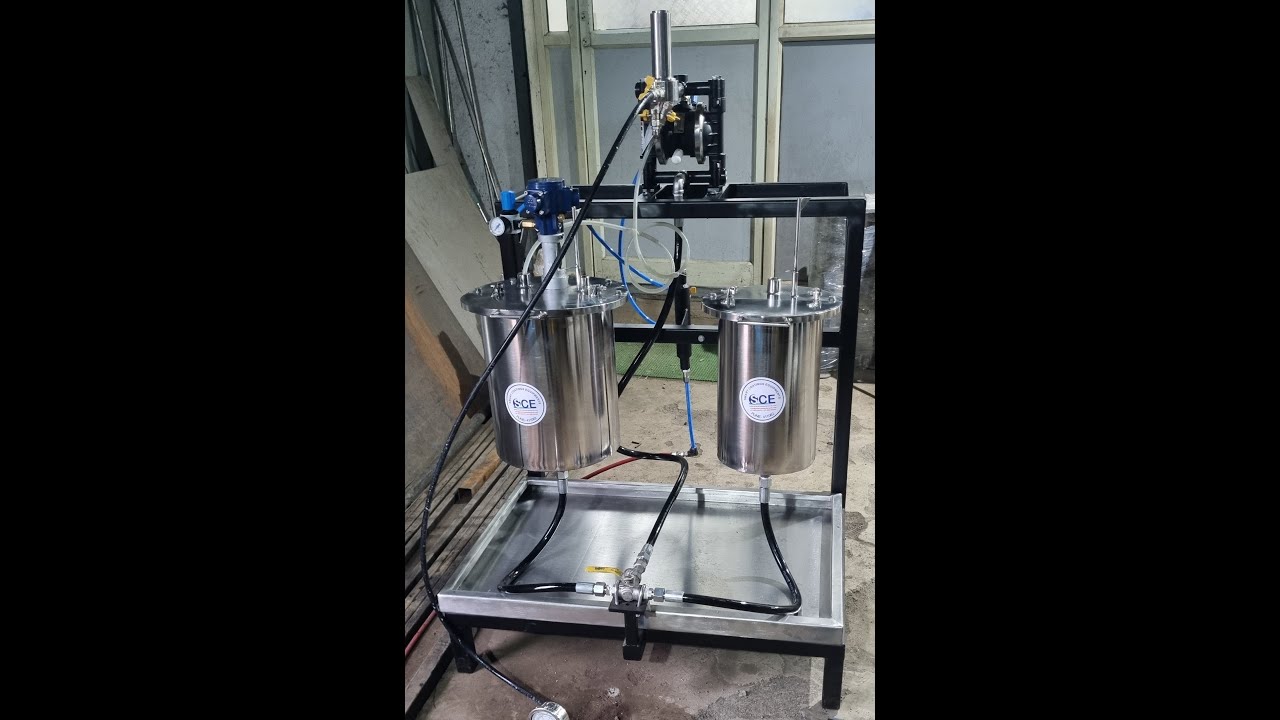 Paint Feed & Flush System - YouTube