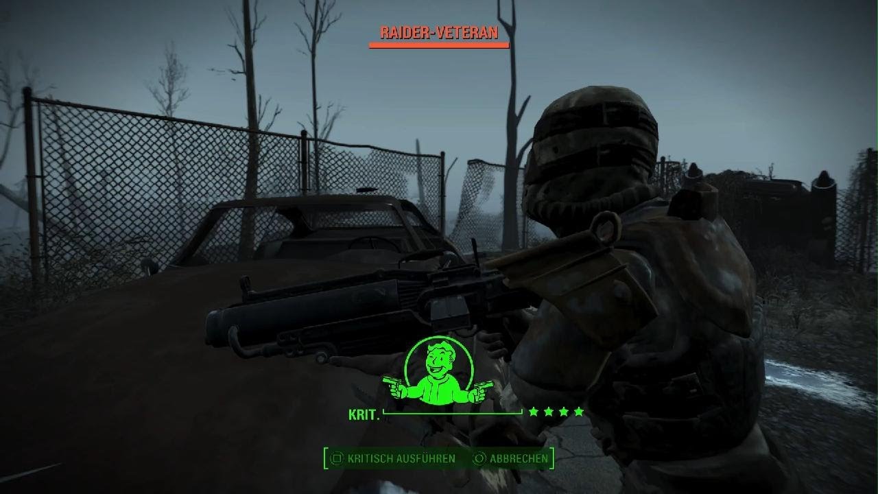 Fallout 4 enemy flies far away , but why? - YouTube