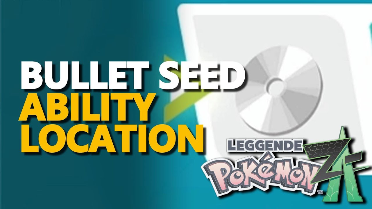 Bullet Seed Ability Location Pokemon Legends Z-A - YouTube