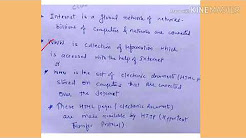 Internet and web technology tutorials for beginners in hindi+ english ...