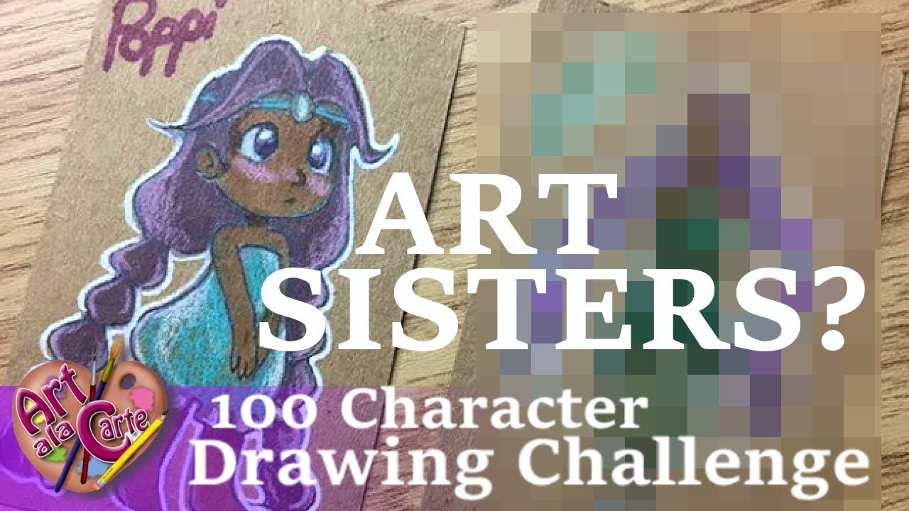 100Character Drawing Challenge Round 8 - YouTube