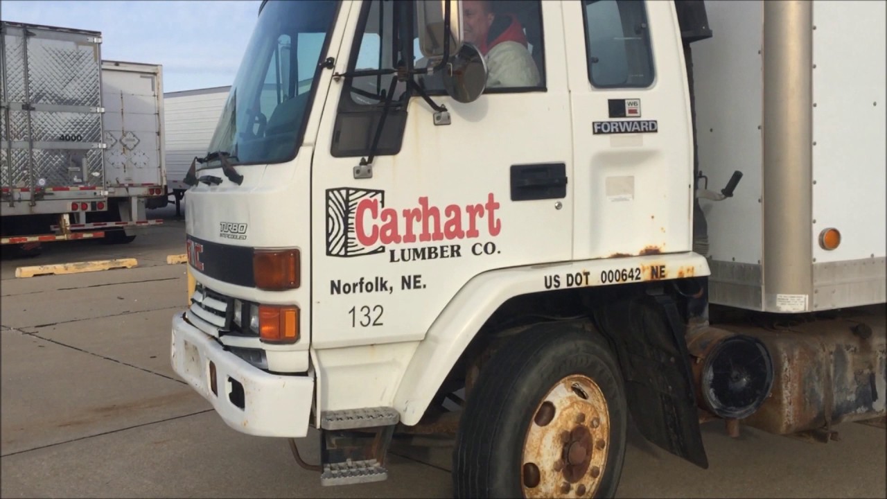 1996 GMC 6000 S/A Box Truck - YouTube