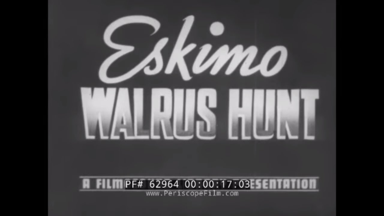 1930s ESKIMO LIFE & WALRUS HUNT DOCUMENTARY by DONALD B. MACMILLAN ...