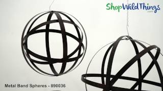 Metal Band Folding Floral Spheres for Weddings, Events & Gardens - ShopWildThings