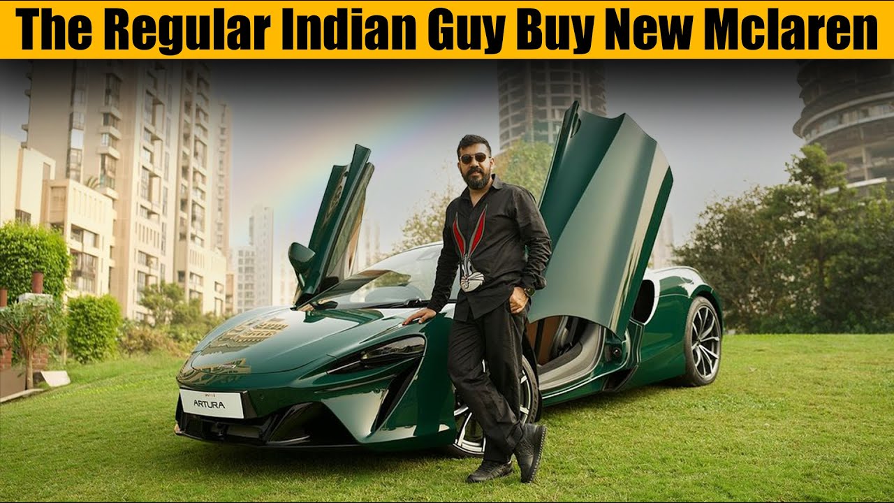 YouTuber Buy New Mclaren Artura | The Regular Indian Guy | 5.84 Crore ...