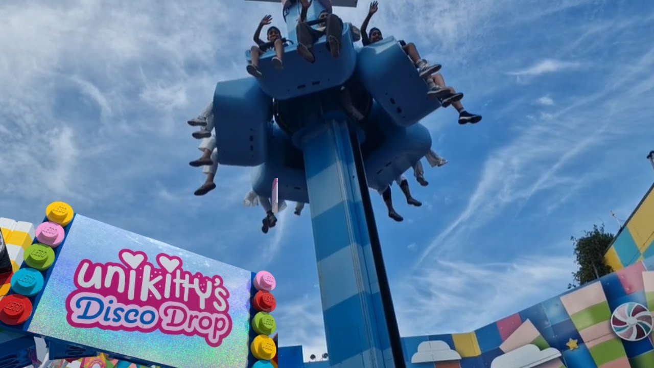 Unikitty's Disco Drop: A Family-Friendly Thrill Ride 🌈 #2winners # ...
