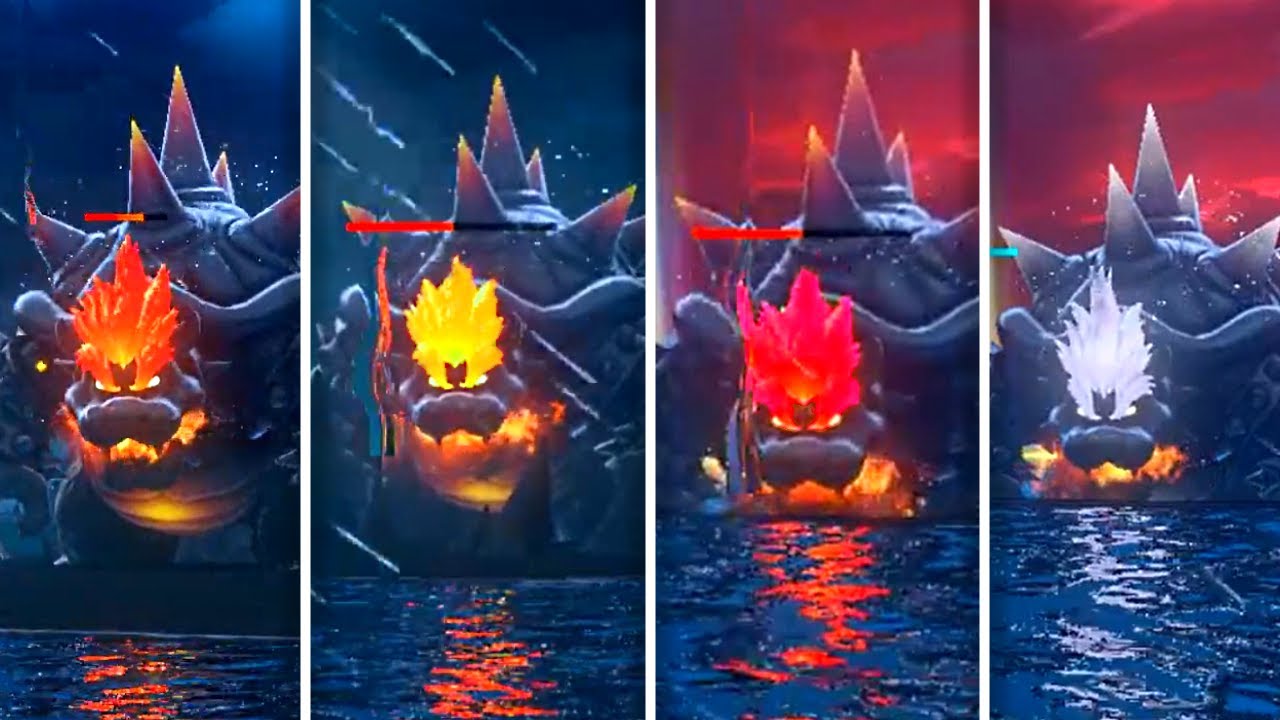 Super Mario 3D World: Bowser's Fury - All Fury Bowser Boss Battles ...