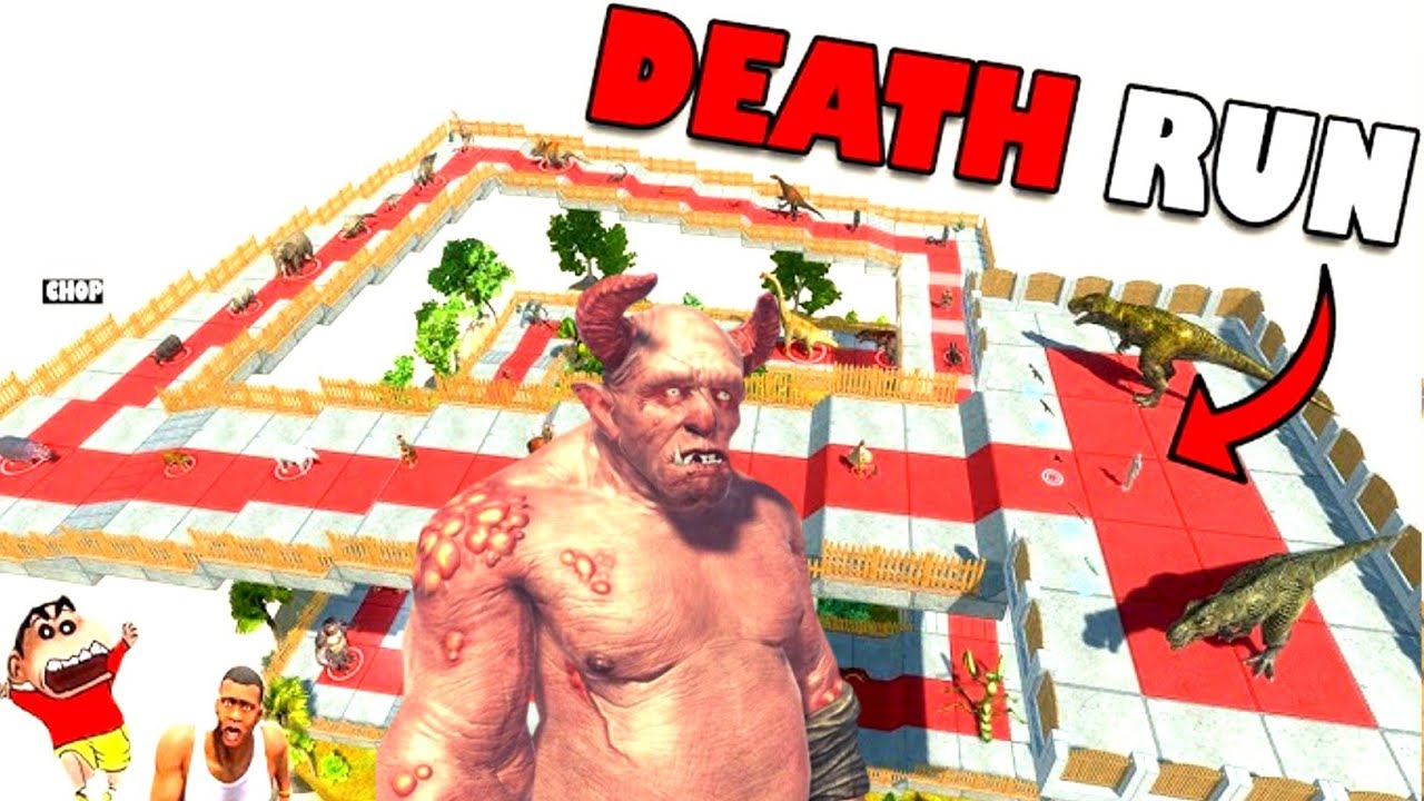 Chop Death Run in animal revolt battle simulator || #hamidtgaming # ...