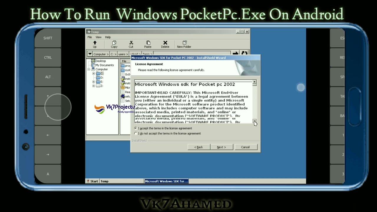 How To Run Windows Pocket Pc. Exe On Android [2022] || Vk7projects ...