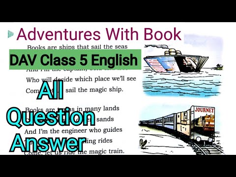 Adventure With Books DAV Class 5 English Reader Unit 2 Question Answer ...