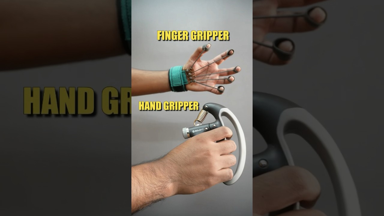 Finger Gripper vs Hand Gripper : Which is better? #handgripper - YouTube