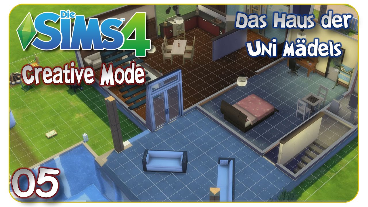 Die Sims 4 - Creative Mode: Das Haus der Uni Mädels #05 Es werde Licht ...