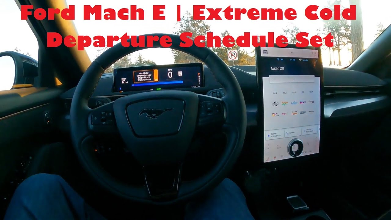Mach E | Extreme Cold | Departure Schedule | Can Heater Keep Up? - YouTube